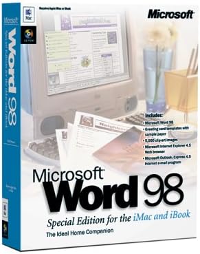 Microsoft Word 98 - iMac Edition: Amazon.co.uk: Software
