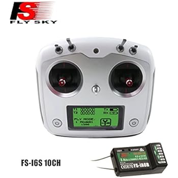 Flysky FS-i6X 10CH 2.4GHz AFHDS 2A RC Transmitter With FS-iA10B Receiver Remote Control For Rc ...
