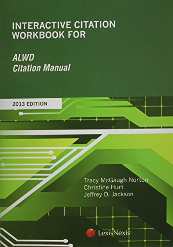 Amazon.com: Interactive Citation Workbook for ALWD Citation Manual ...