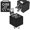 True Mods 10 Pack Bosch Style 5-Pin 12V Relay Switch [SPDT] [30/40 Amp ...
