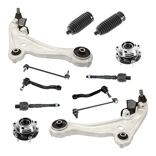 TRQ 12 Piece Steering Suspension & Drivetrain Kit Control Arms Wheel ...