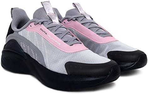 ANTA CITY Urban running SHOES, WOMEN, GREY/BLACK/PINK, 37.5 EU price in ...