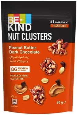 BE-KIND Peanut Butter Dark Chocolate Nut Clusters 80g Pouch price in UAE | Amazon UAE ...