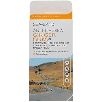 Amazon.com: Anti Nausea Ginger Chewing Gum - 24 Each (Pack of 2 ...