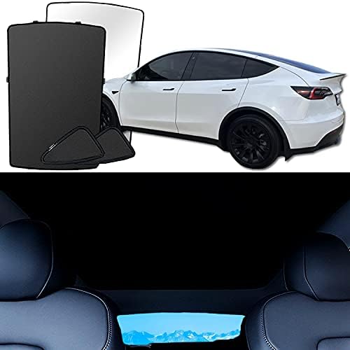 XTAUTO Sunshade Roof Sunroof Shade Fit for Tesla Model Y Front Glass ...