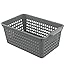 Amazon.com: Doryh Stackable Plastic Storage Baskets/Bins Organizer with ...