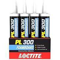 Amazon.com: Loctite PL300 Foamboard Adhesive, 10 fl oz, Cartridge (12 ...