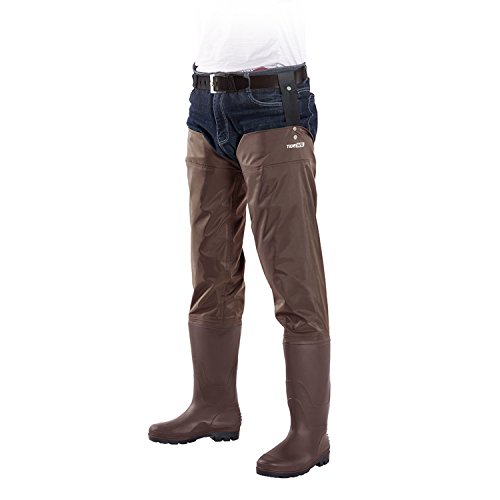 TIDEWE Hip Wader, Lightweight Hip Boot for Men and Women,2-Ply PVC ...