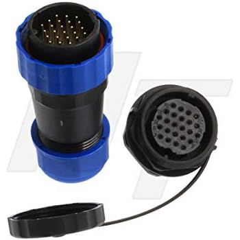 Amazon.com: HangTon HE29 24 Pin Circular Connector High-Voltage Power ...