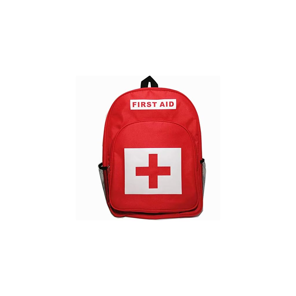 PAXLee Red First Aid Bag Empty, First Aid Backpack Empty First Aid ...
