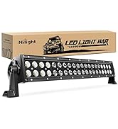 Amazon.com: Nilight Led Light Bar 12Inch 300W Triple Row Flood Spot Combo 30000LM Bar Driving ...