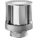 DuraVent 58DVA-VCH 5" x 8" DirectVent Pro Direct Vent Pipe - Galvanized ...