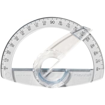 Amazon.com: Fiskars 12-91027097B Classroom Protractor: Arts, Crafts ...