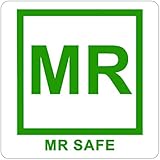 10-Pack MR Unsafe Label MRI Unsafe Vinyl Sticker for Radiology 2 x 2 ...