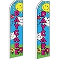 Amazon.com : Daycare Flags Pack of 2 (Mount and Poles are Not Included ...