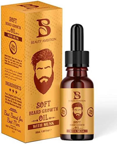 Beard Oil for Soft Growth with Musk - For All Hair Types 150ml price in ...