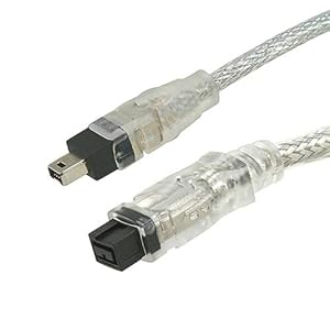 Amazon.com: 10Ft FireWire 800, i.link, IEEE-1394 9Pin to 4Pin Cable ...