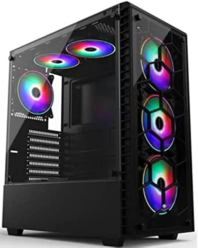 Gaming Computer Case Alexander Weise C9302 RGB4-Fans pre installed PC ...