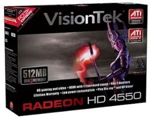 Amazon.com: Visiontek Radeon 4550 Graphics Card. RADEON 4550 PCIE LP ...