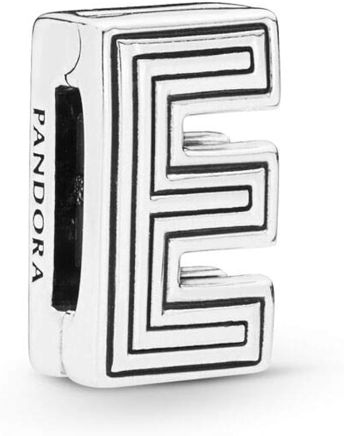 PANDORA REFLEXIONS Letter Initial Clip 925 Sterling Silver Charm ...