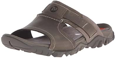 Amazon.com | Merrell Telluride Slide Men 8 Stucco | Sport Sandals & Slides