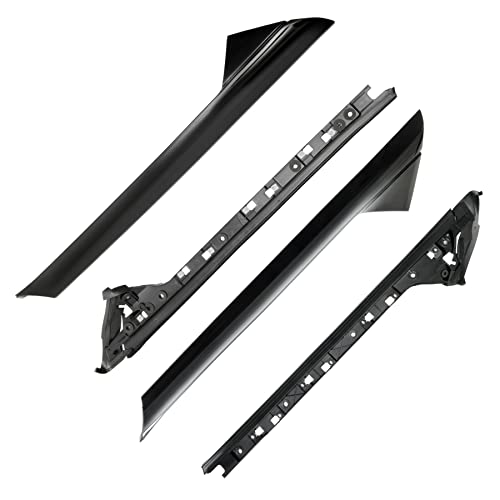 Windshield Trim Molding A-Pillar Set, Compatible with 2011-2019 Ford ...