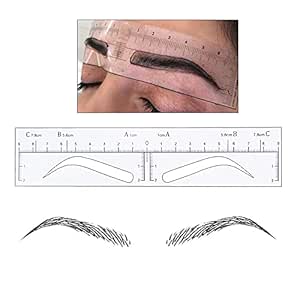 Amazon.com : CHOOSE-IT Brow Stamp Tool, 50Pcs High Arch Microblading ...