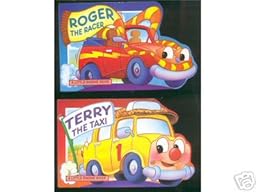Little Engine Shaped Board Books: Roger the Racer; Billy the Bulldozer ...