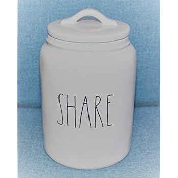 Amazon.com: Rae Dunn Artisan Collection COOKIES Jar / Canister ...