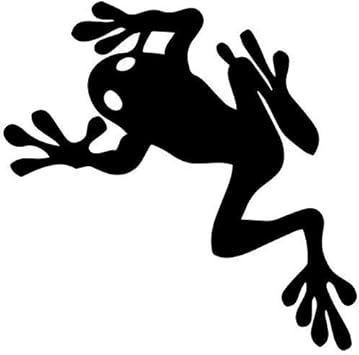 Amazon.com: Tree Frog Decal Sticker (Black), Decal Sticker Vinyl Car ...
