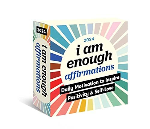 2024 I Am Enough Affirmations Boxed Calendar: Daily Motivation to ...