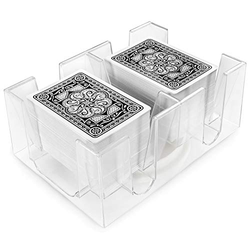 Brybelly Rotating Card Deck Tray | Standard Sized Playing Cards ...