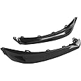 Amazon.com: CHEDA Front Bumper Black Lower Trim Molding Set Compatible ...