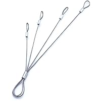 Amazon.com: QINHAN Cable Puller Tool Wire Pulling Leader 4 Loops ...