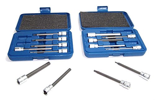 Buy Socket Sets14 PC EXTRA LONG HEX BIT SOCKET ALLEN WRENCH SET SAE AND ...