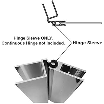 Nylon Hinge Pin Kit 5/16" Dia. for Continuous Hinge Framed Shower ...