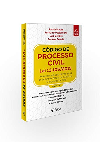 Código de Processo Civil: Lei 13.105/2015- 3ª edição - 2019 PDF