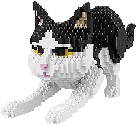 ISeeSee Mini Cat Building Blocks Pet Building Toy Bricks Micro Mini ...