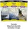 Canada Map Pack: Canada West/ Canada Central/ Canada East: National ...