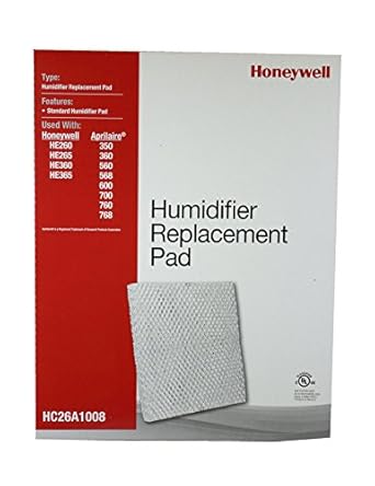 Amazon.com: Honeywell HC26A1008/U Pad for He200, He250, He260, He265 ...