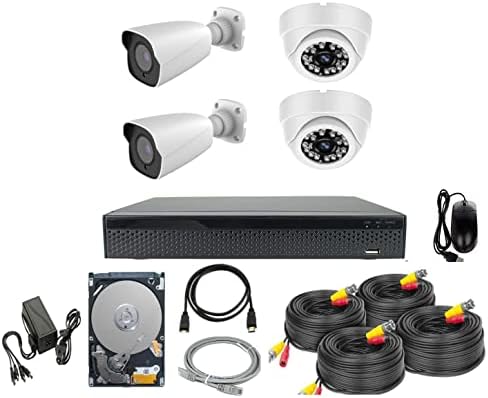 سعر Labgear HD CCTV Surveillance System Kit 4CH DVR - 2 Indoor and 2 ...