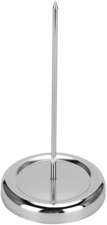 Straight Rod Receipt Holder, 5.7in Stainless Steel Straight Rod Paper ...