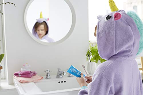 Hello Oral Care ADA Approved SLS Free Kids Fluoride Toothpaste, Blue ...