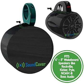 Amazon.com: 2 (Two) 8" Marine Boat Protective Speaker Covers for Large ...