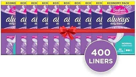 Always Daily Liners Comfort Protect Normal, 10 x 40 Count price in ...
