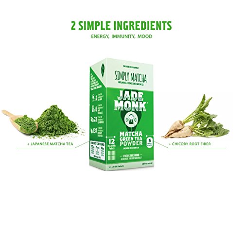 Matcha Green Tea Powder Packets – SIMPLY MATCHA 12 Pack, All Natural ...