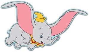 Amazon.com: Dumbo The Flying Elephant Dumbo Vynil Car Sticker Decal ...