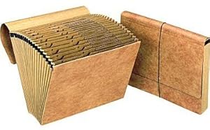 Amazon.com : 21 Pocket A-Z Expanding Alphabetical File Folder : Office ...