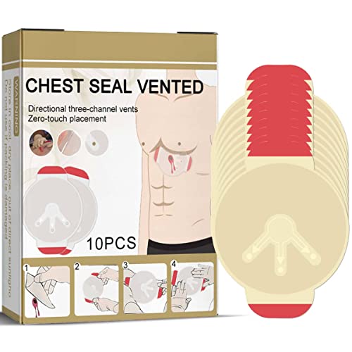 Occlusive-Chest-Seal First-Aid-Kit-Sterile Suitable-for-Open-Chest ...