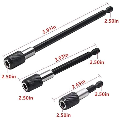 Mua FOUUA Flexible Drill Bit Extension and Universal Socket Wrench Tool Kit, 105° Right Angle ...